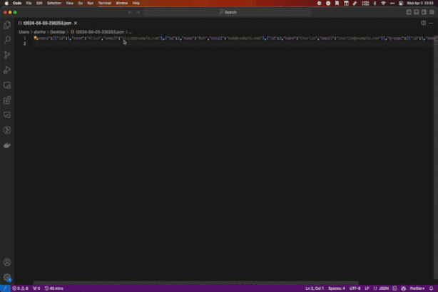 Format json text with one click - Share your Workflows - Alfred App ...
