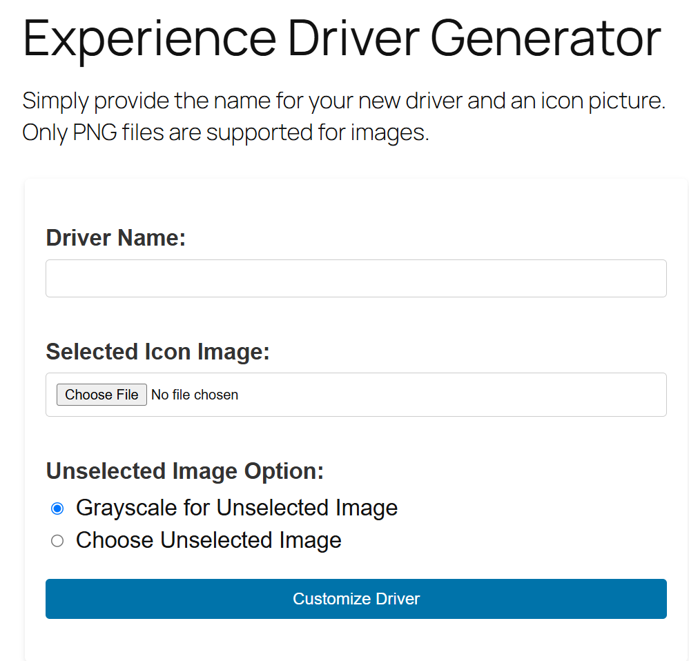 Web Based Experience Button Generator - Push the Envelope - C4 Forums ...