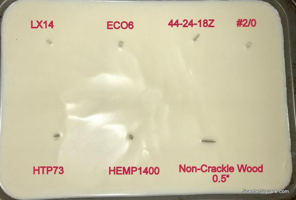 Wax and Wick Test 1 - C3 Soy Wax - Wax and Wick Tests - Craft Server
