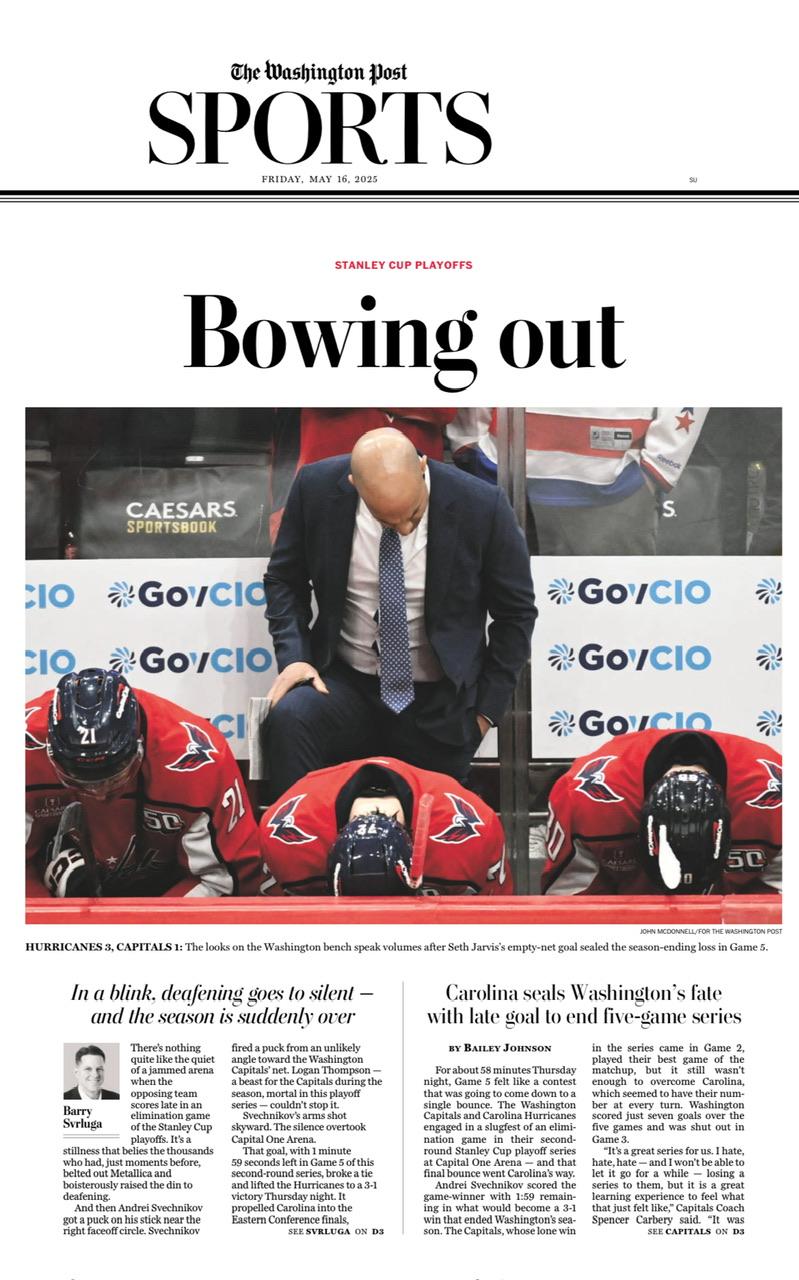 2025 Playoffs Round 2 - (A2) Carolina Hurricanes @ (Metro Division ...