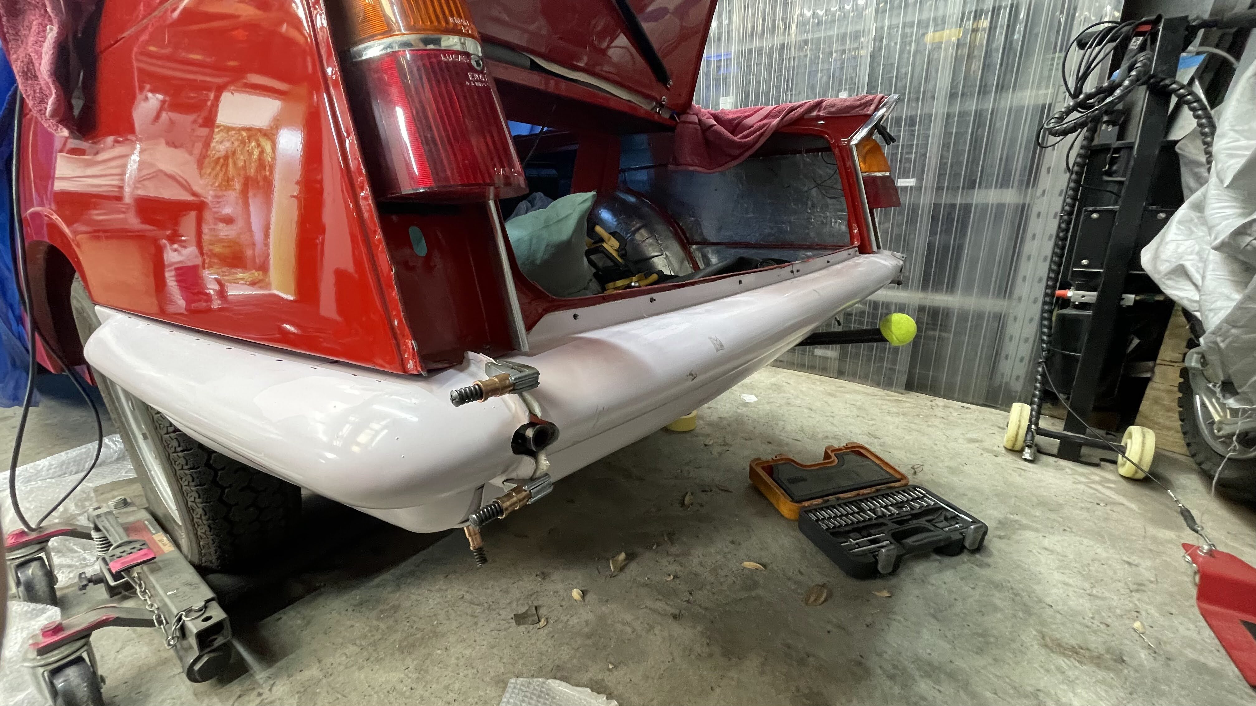 Fitting fibreglass rear valances - Bodywork & Fittings - The Triumph ...