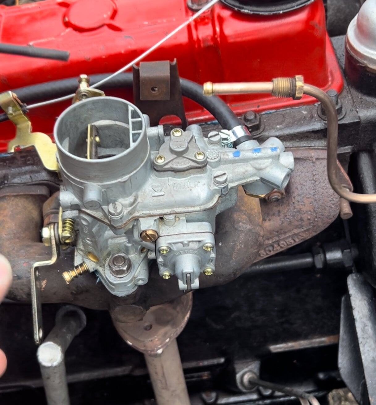 Replacement 1147 Herald down draft manifold and carburettor - Engine ...