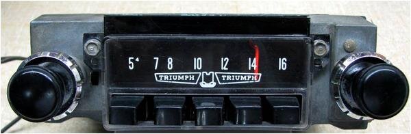 Triumph radio - General - The Triumph Sports Six Club Forum