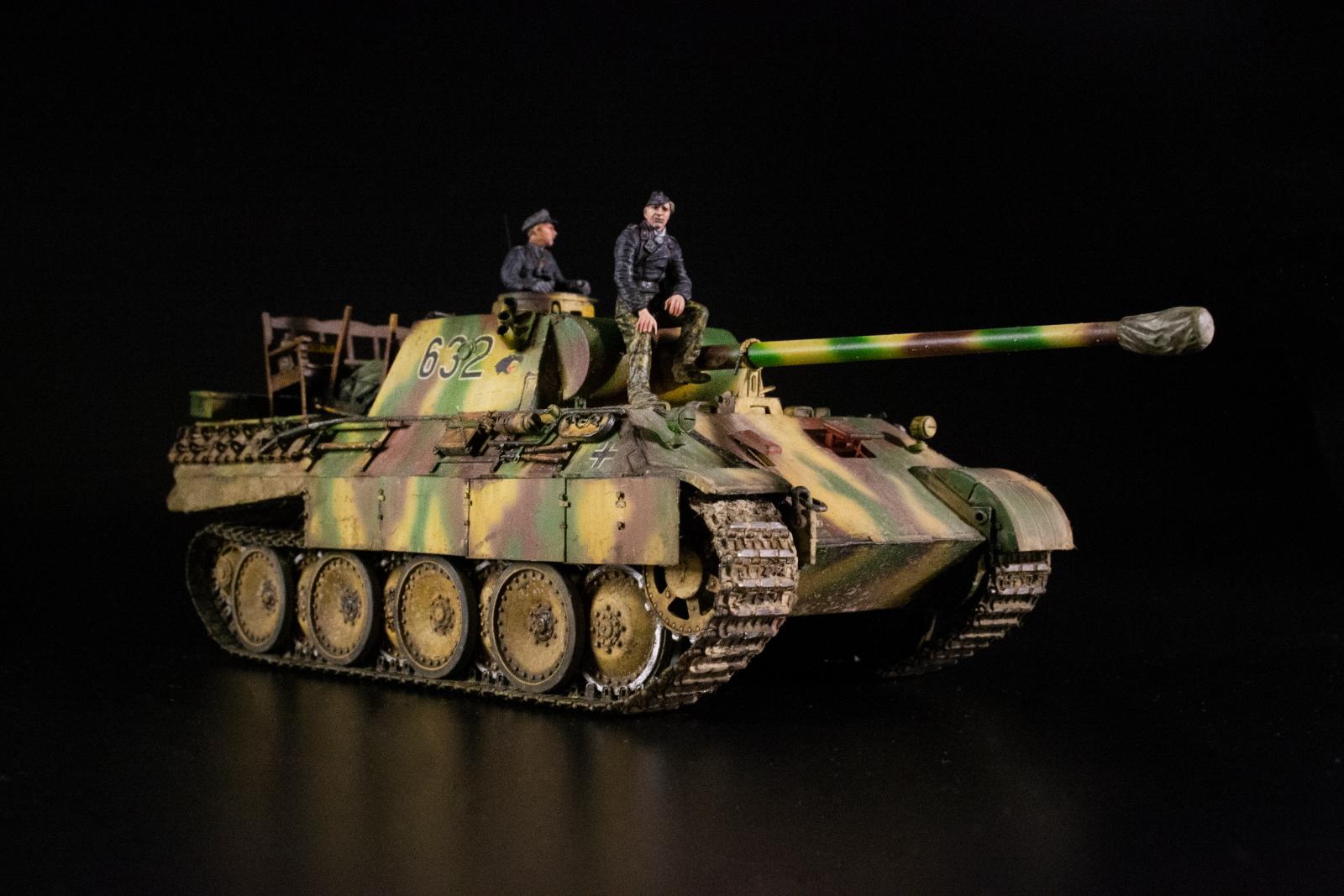 Pz.Kpfw. V Panther Ausf D №632, 52nd Battalion, 39 Panzer Regiment ...