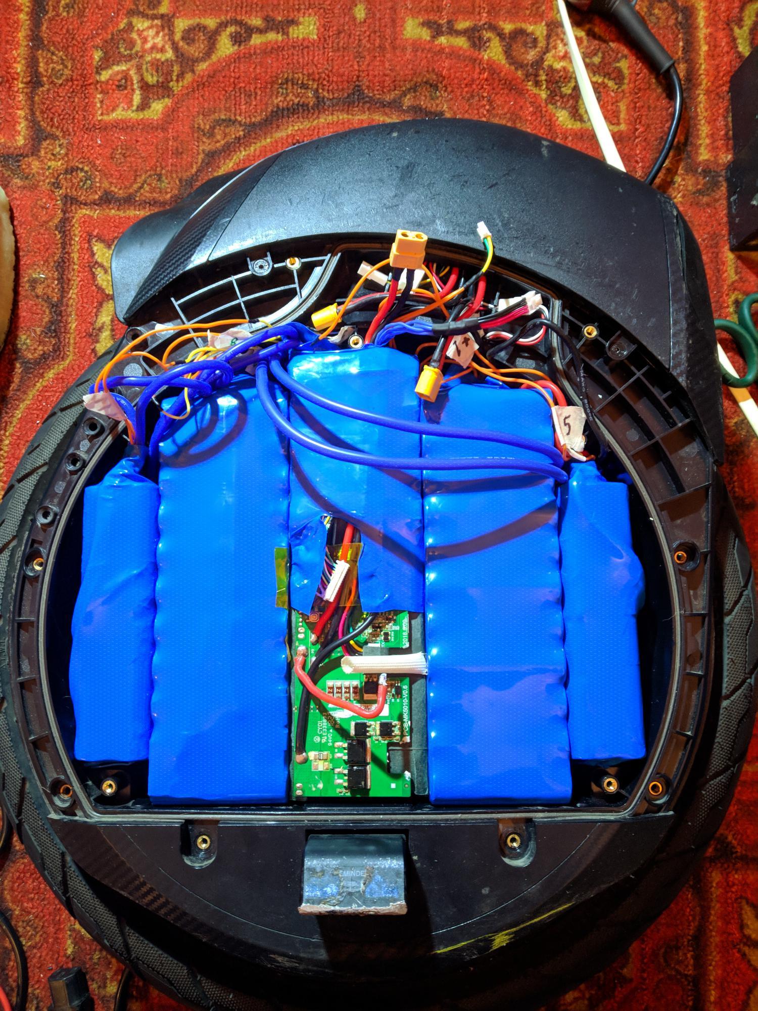 Ninebot Z Battery Mod 112 MJ1, 14s8p, 1410 Wh - Ninebot - Electric ...