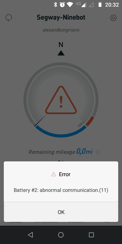 ninebot z10 battery #2: abnormal communication - Ninebot - Electric ...