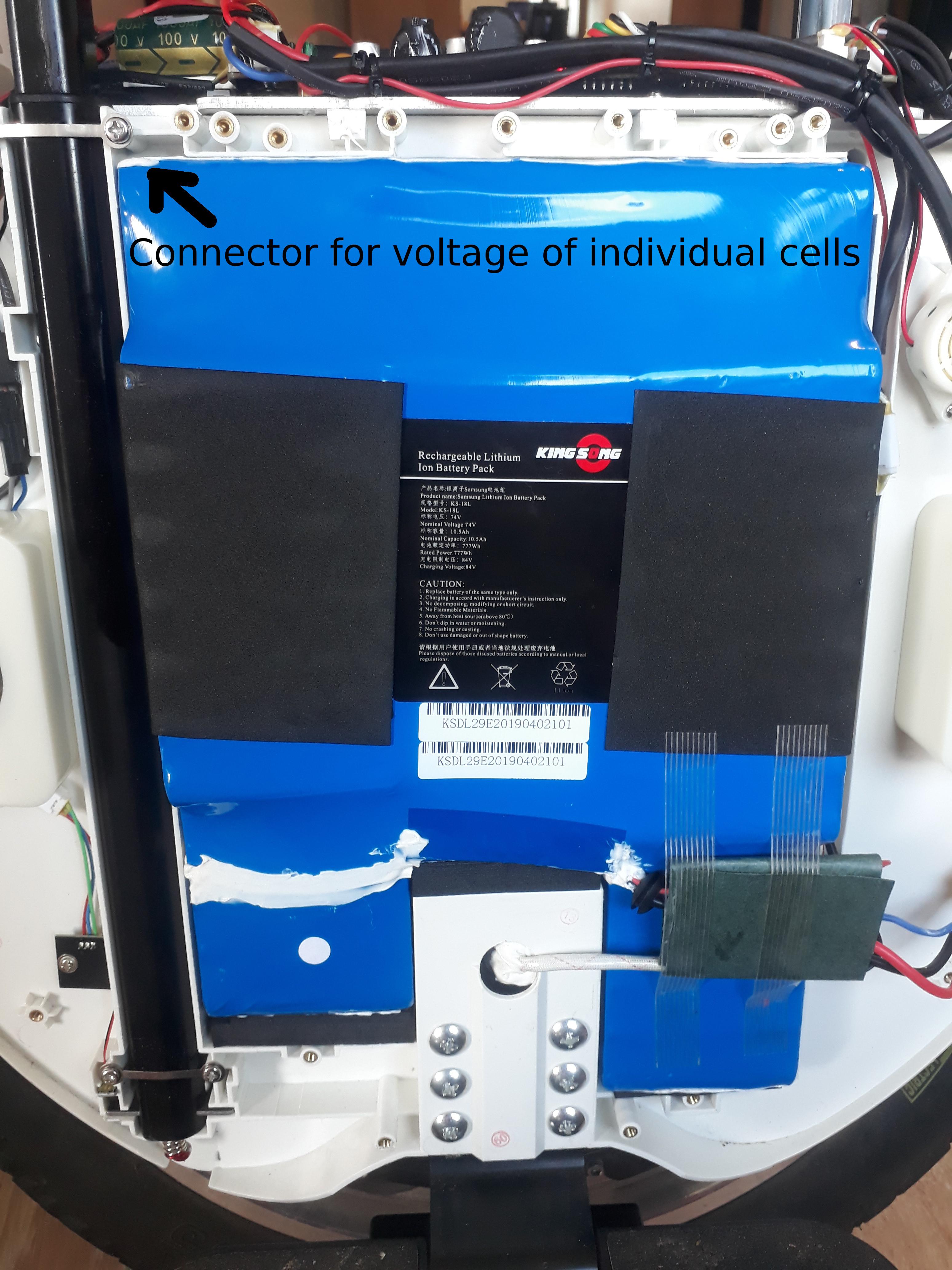Kingsong KS-18XL only charging to 85% / faulty battery pack - King Song ...