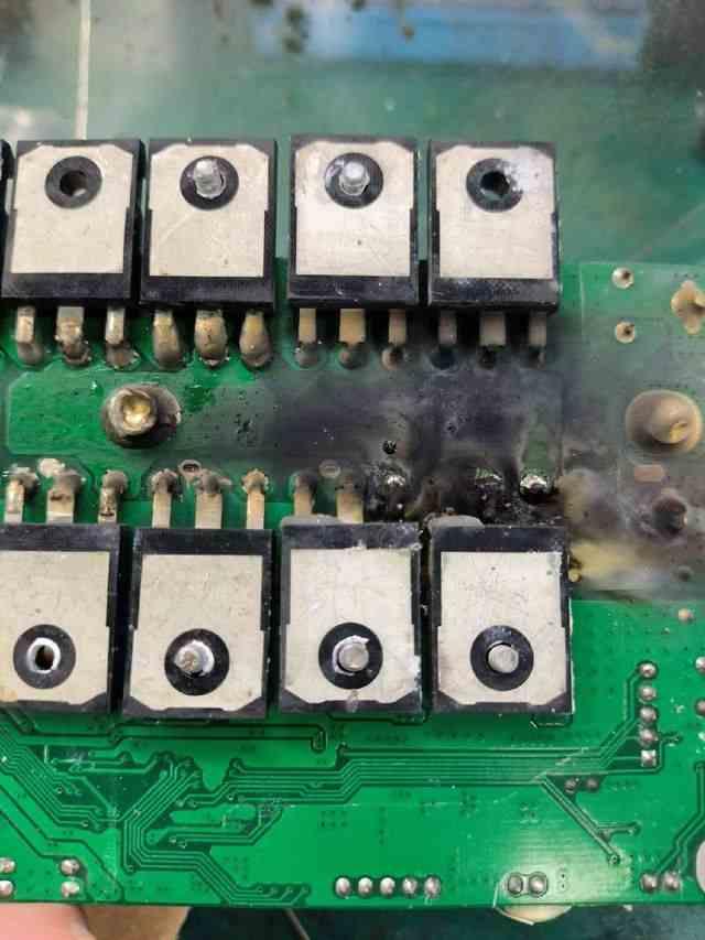 Burned mosfet(s). Is there any chance of saving this board? - Mods ...