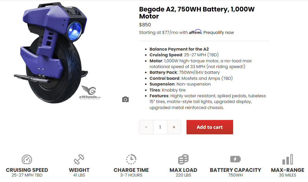 Begode A2 or V8F? - Which Electric Unicycle to get? - Electric Unicycle ...