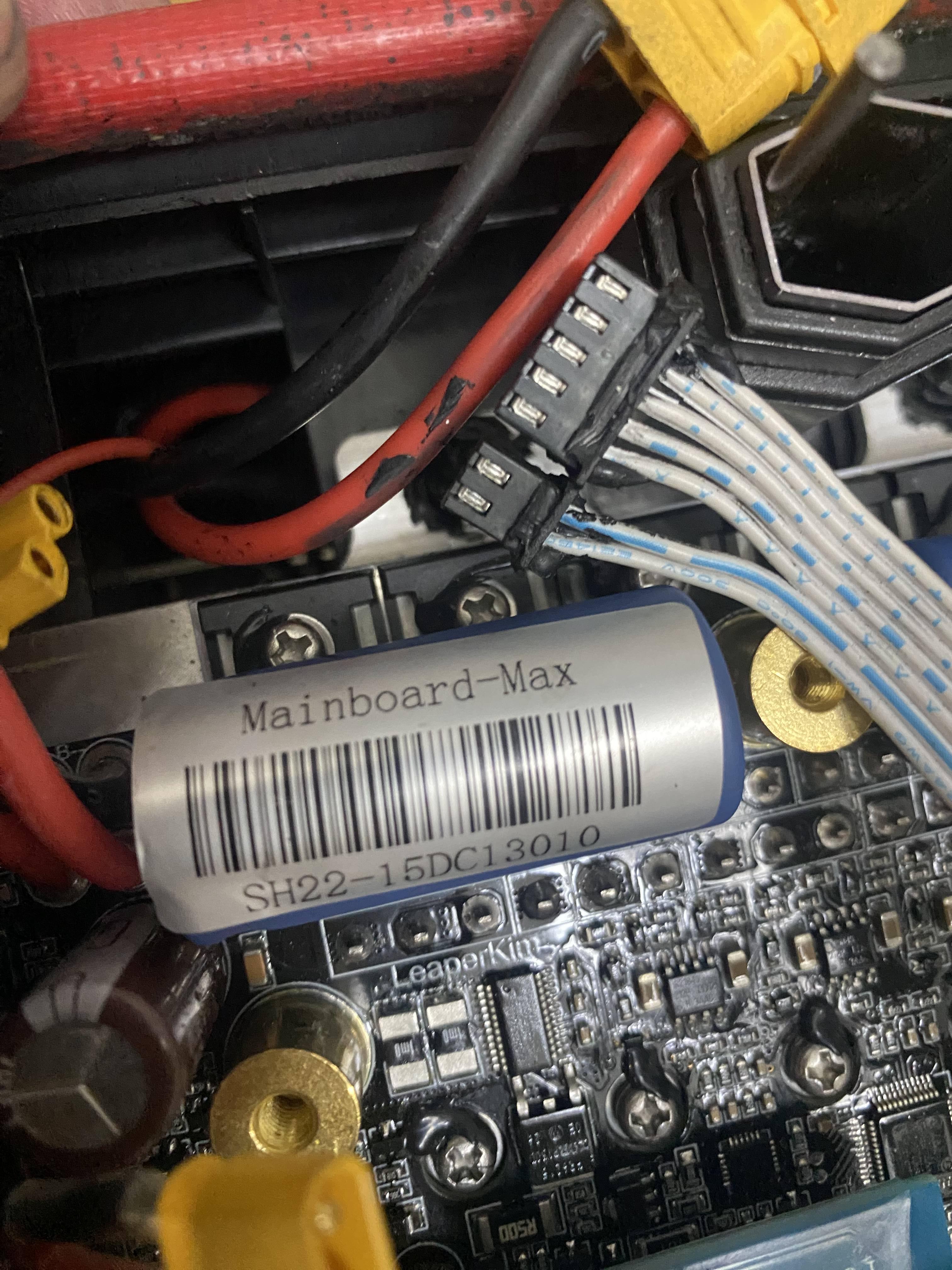 New Sherman Max board battery connectors (XT60) don't match old battery ...