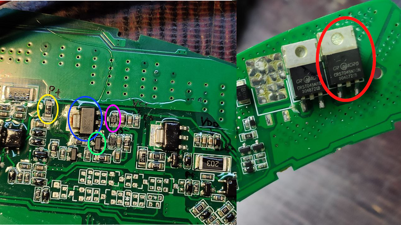 Inmotion V8F battery repair (unicycle won't turn on) - Mods, Repairs ...