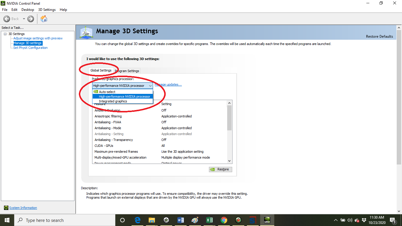 A HUGE THANK YOU! - Use the Video Card and not the integrated video ...