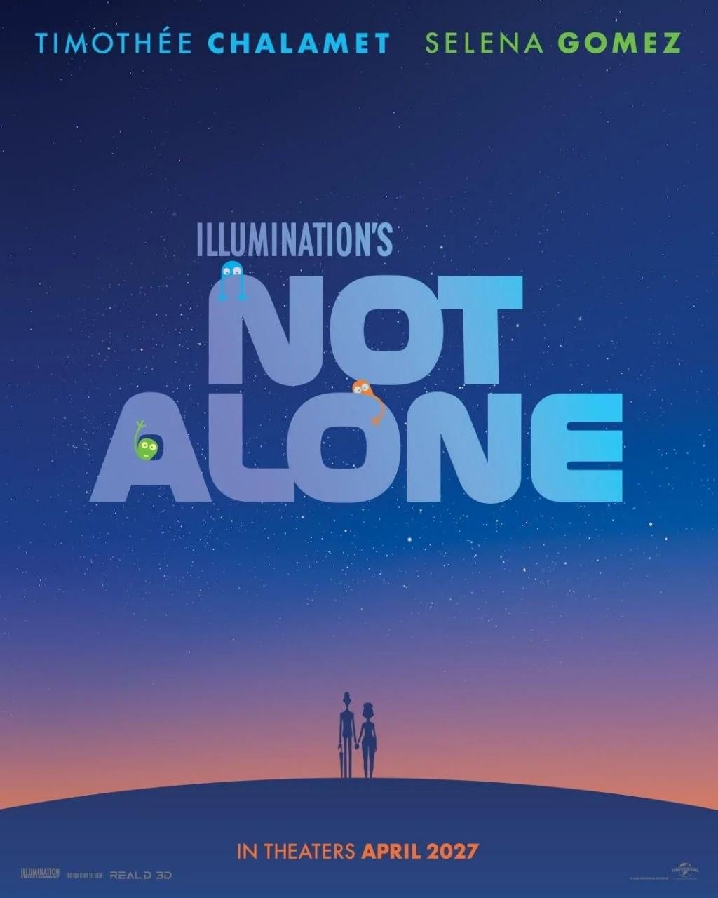 NOT ALONE | Illumination | Timothée Chalamet / Selena Gomez | April 16 ...