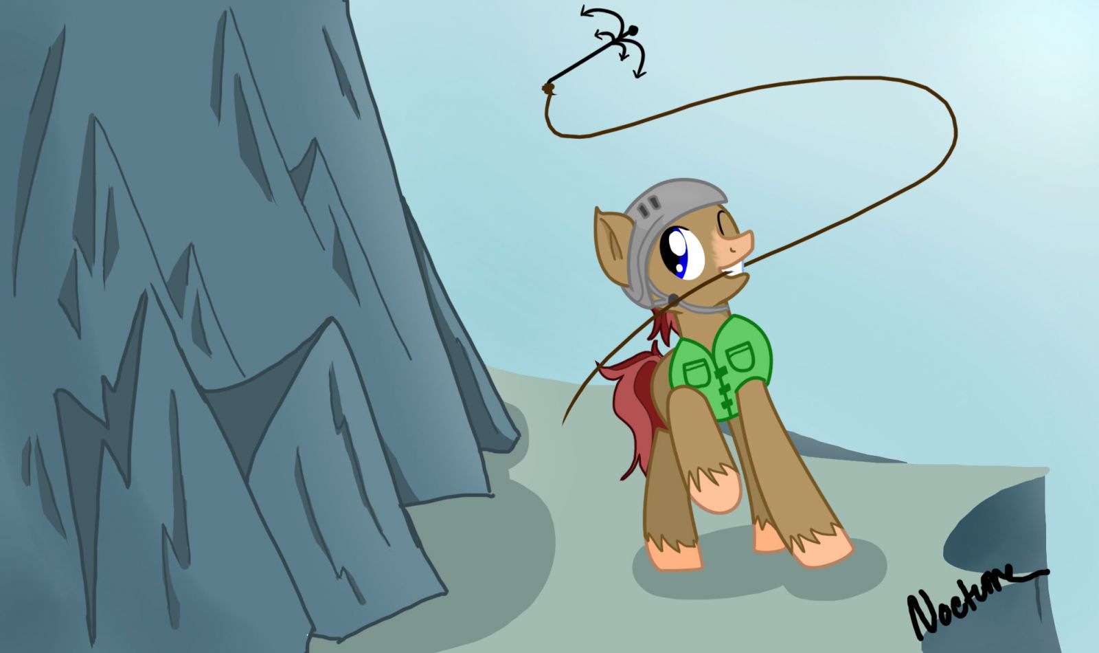 Rock Climbing - Canterlot Community Art - Canterlot - My Little Pony ...