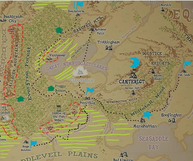 Maps - Canterlot - My Little Pony Community and Role Play
