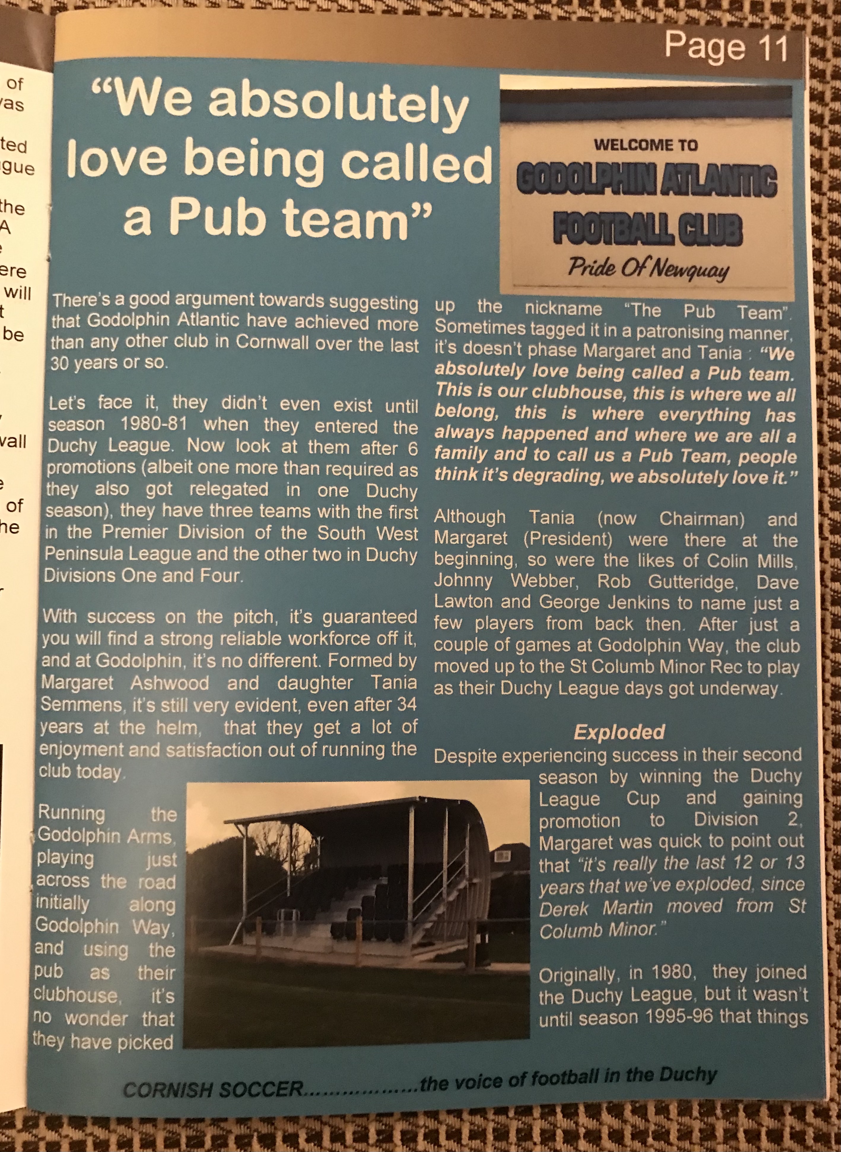 Godolphin are gone! - Walter C Parson Peninsula League Forum - Cornwall ...