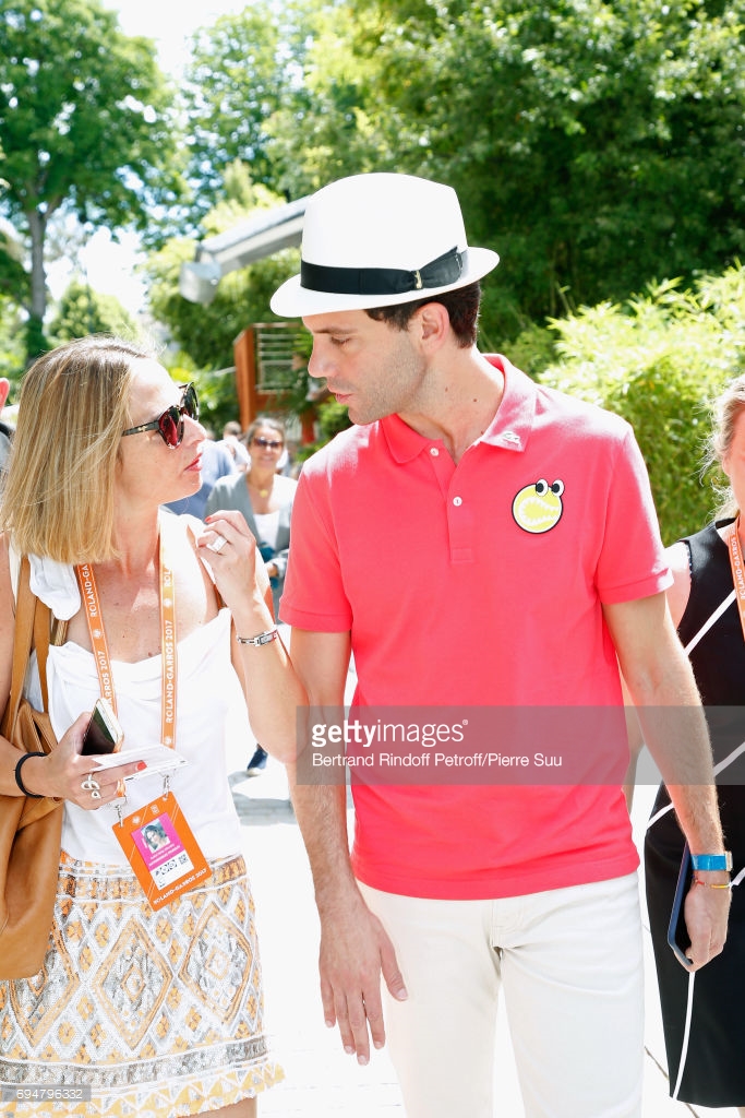 Mika attends the French Tennis Open 2017 on June 11, 2017 in Paris ...