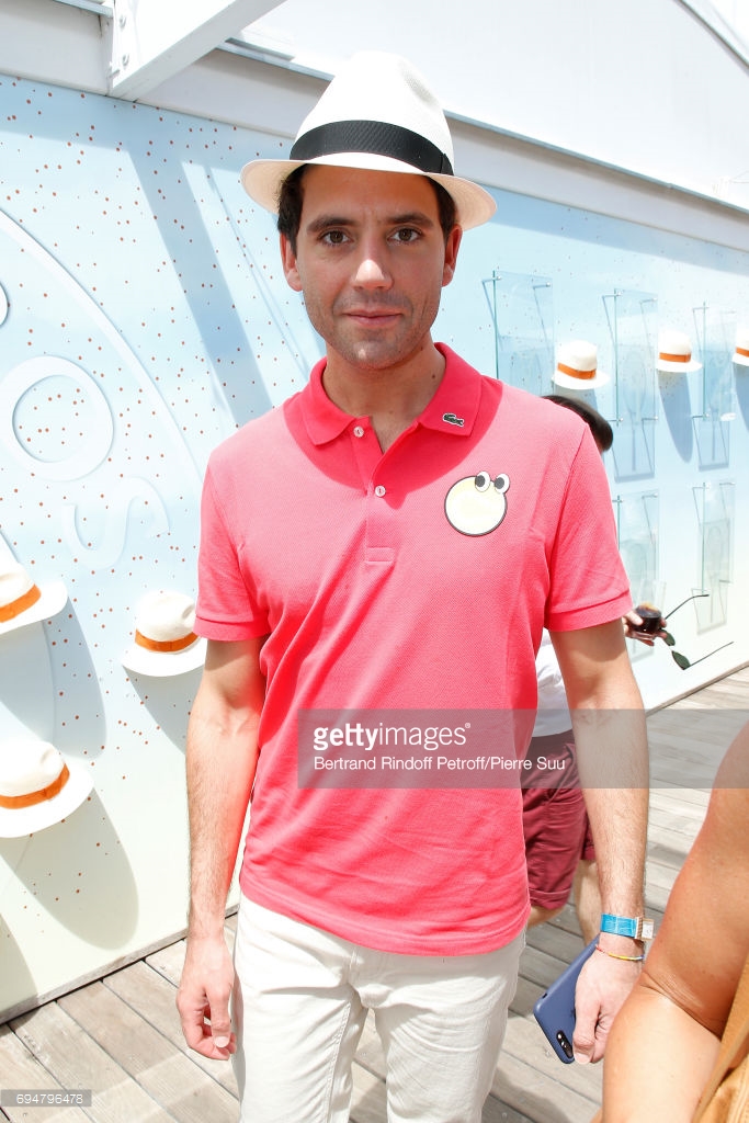 Mika attends the French Tennis Open 2017 on June 11, 2017 in Paris ...