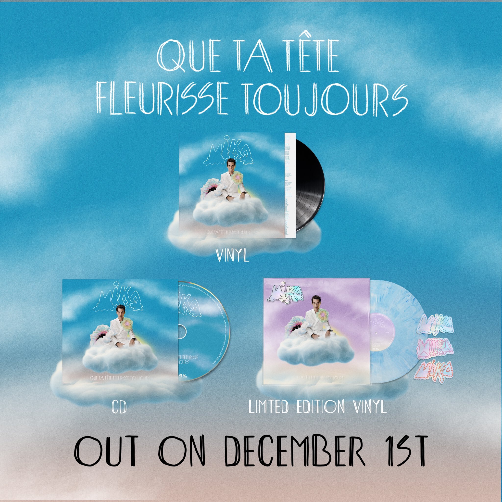Que Ta Tête Fleurisse Toujours - Mika's French album, out December 1st ...