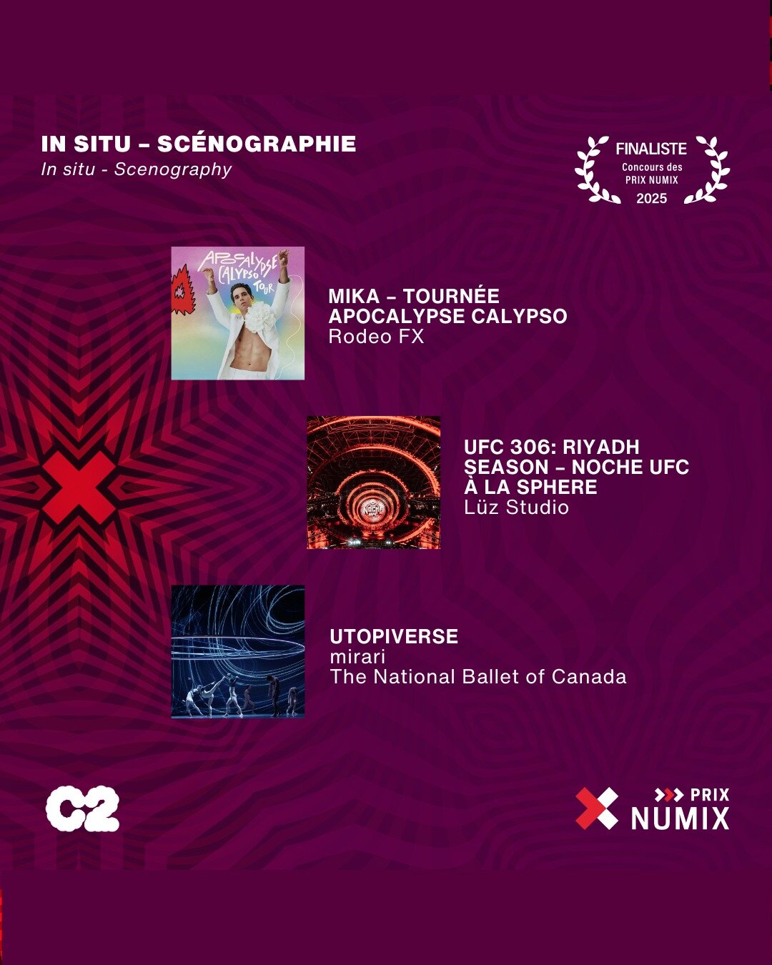 Stage visuals for Apocalypse Calypso European Tour in 2024 - Mika's ...