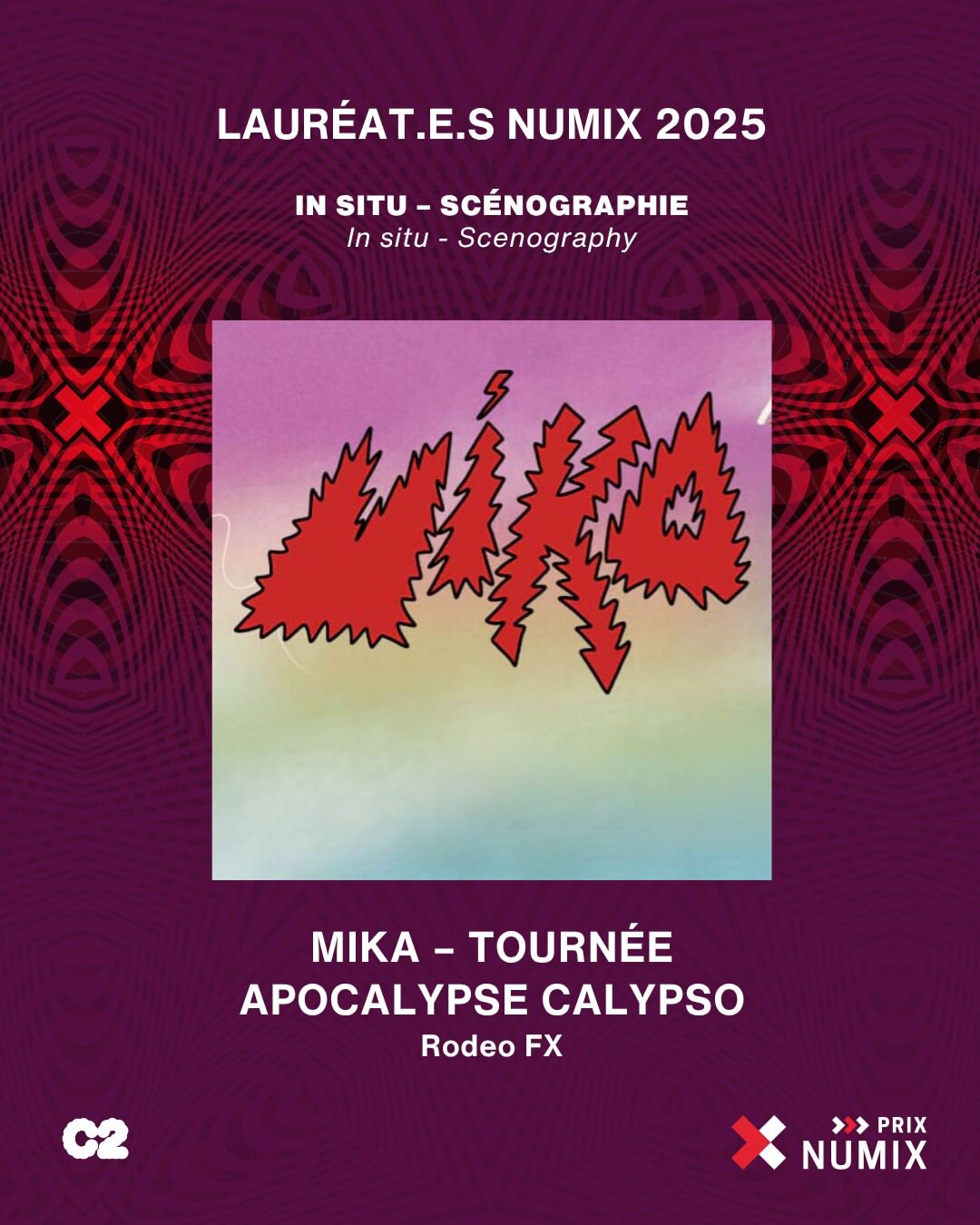 Stage visuals for Apocalypse Calypso European Tour in 2024 - Mika's ...