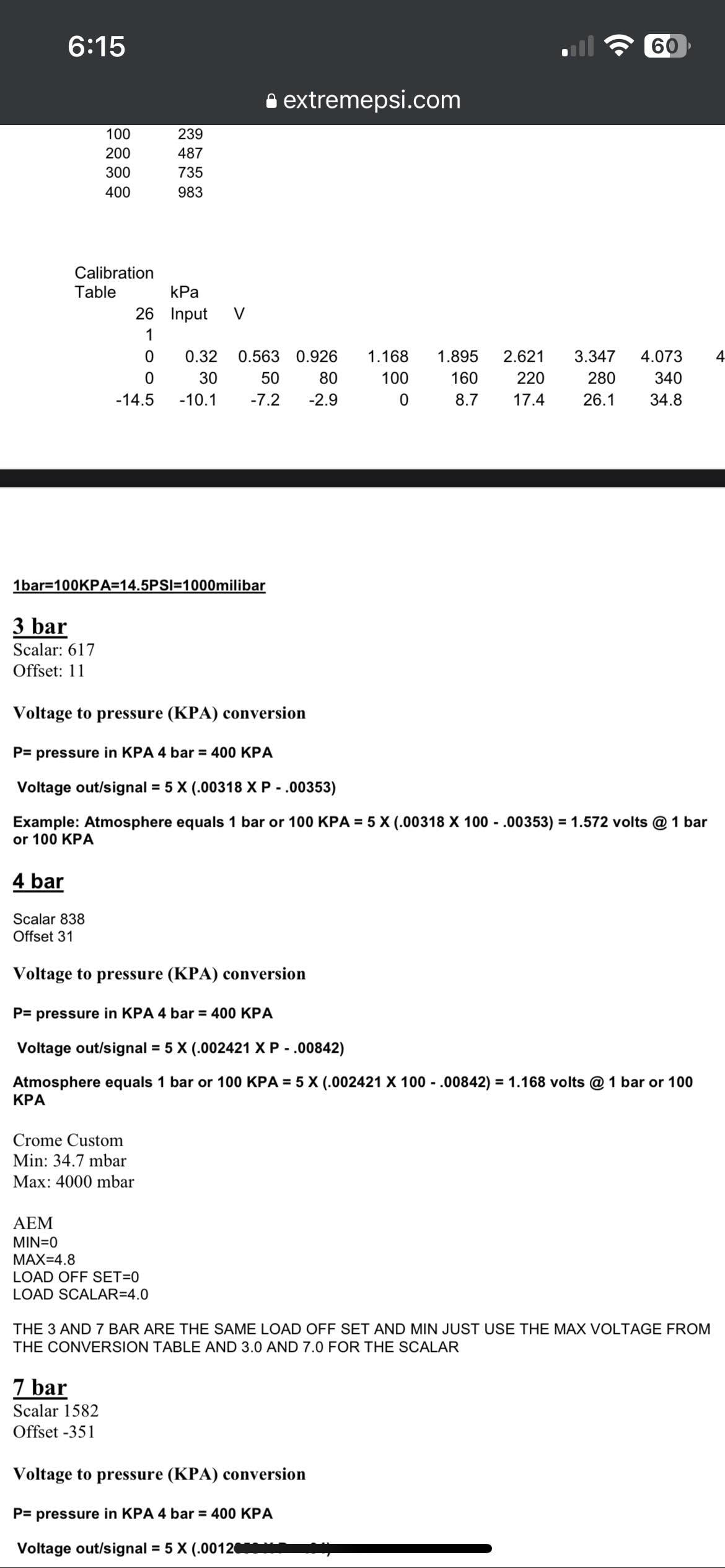 omni 3bar cal table - G4+ - Forums | Link Engine Management