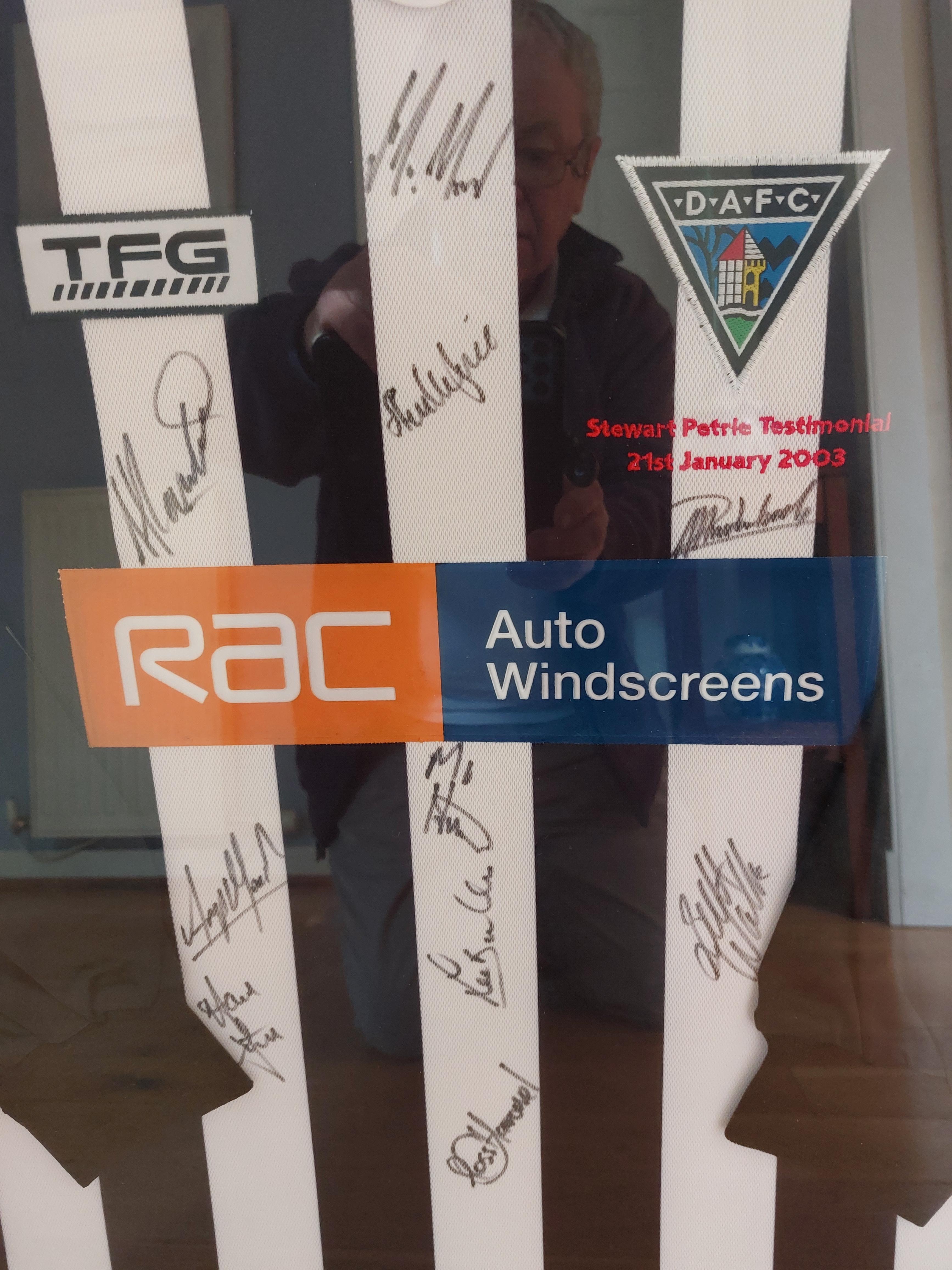 DADSC RAFFLE - Stewart Petrie Signed and Framed Testimonial Shirt PLUS ...