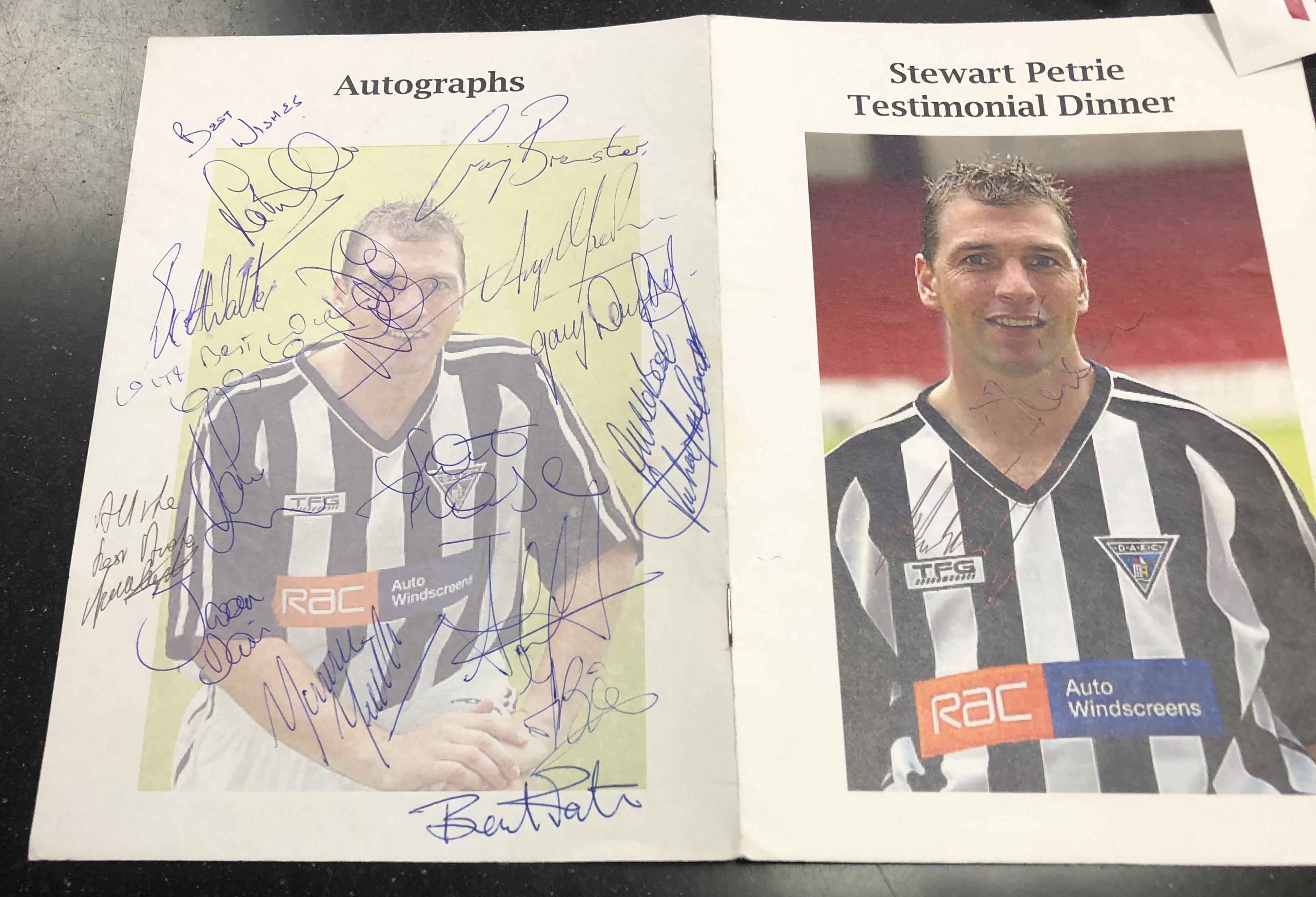 DADSC RAFFLE - Stewart Petrie Signed and Framed Testimonial Shirt PLUS ...