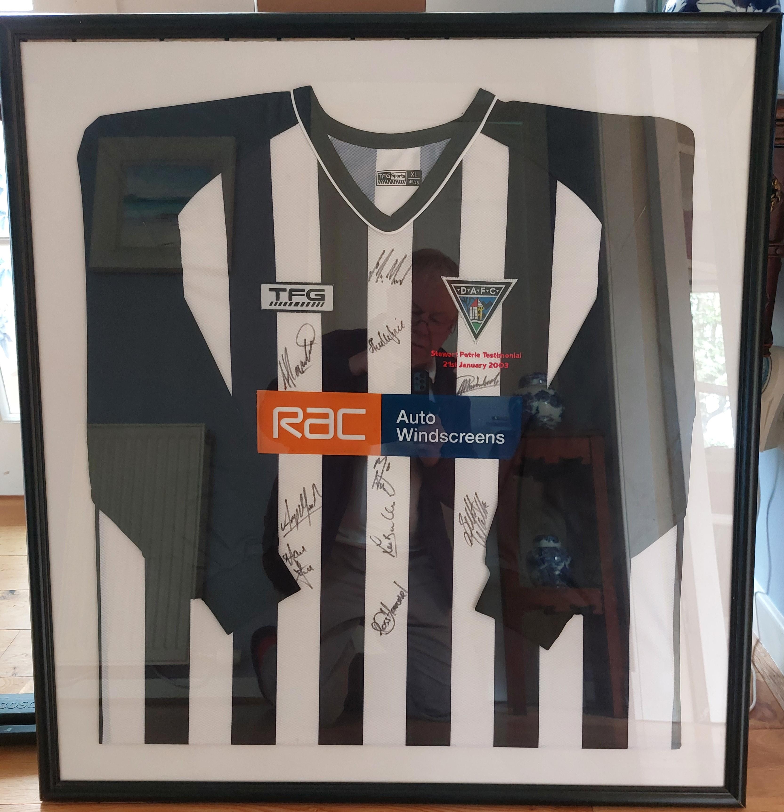 DADSC RAFFLE - Stewart Petrie Signed and Framed Testimonial Shirt PLUS ...