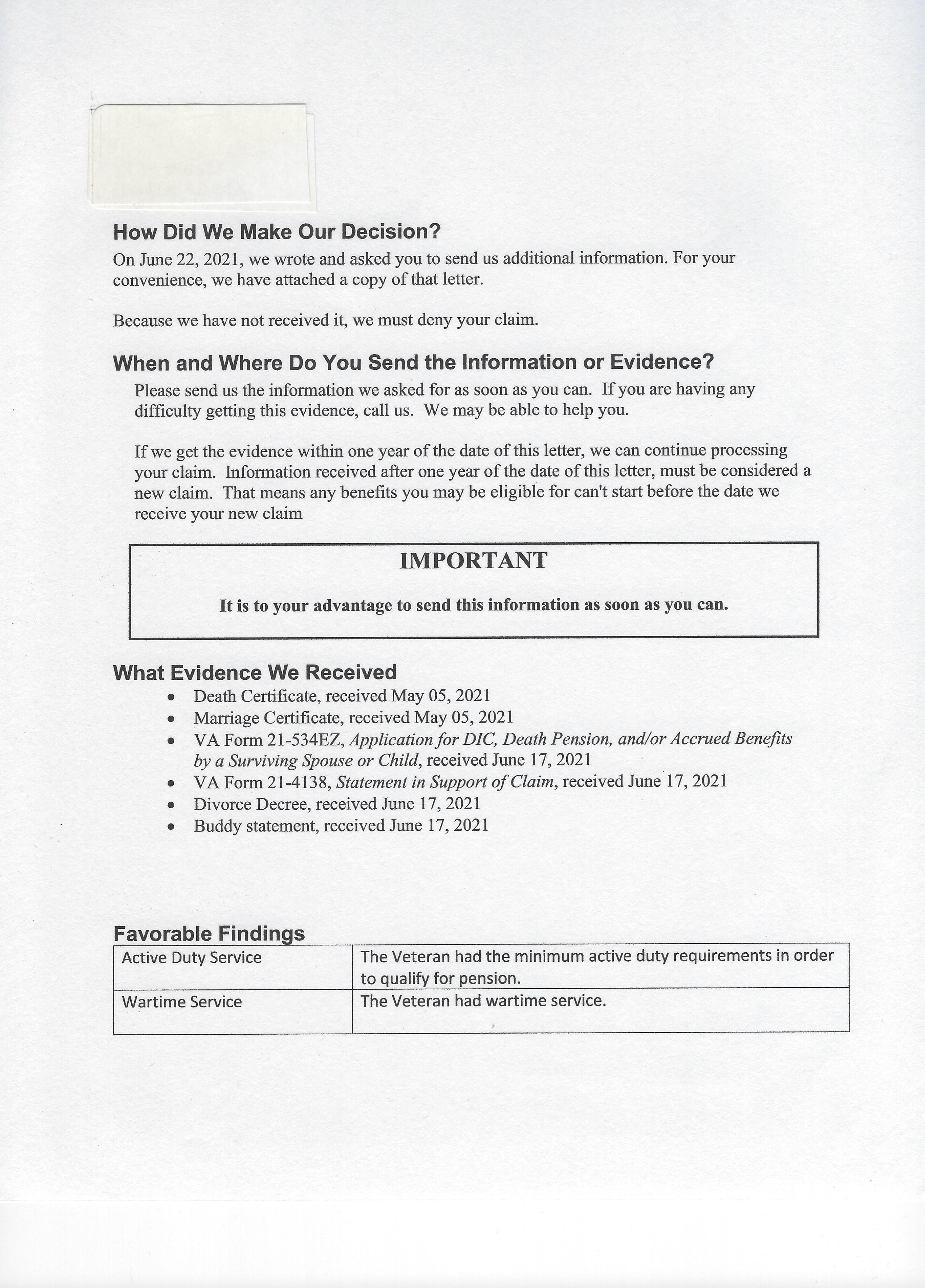 Questions on DIC - Appealing Your Veterans Compensation Disability ...