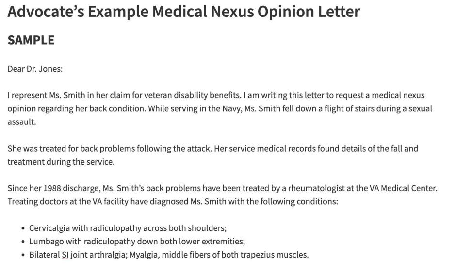 NEXUS SAMPLES - VA Forms and Template Repository - HadIt.com’s VA ...