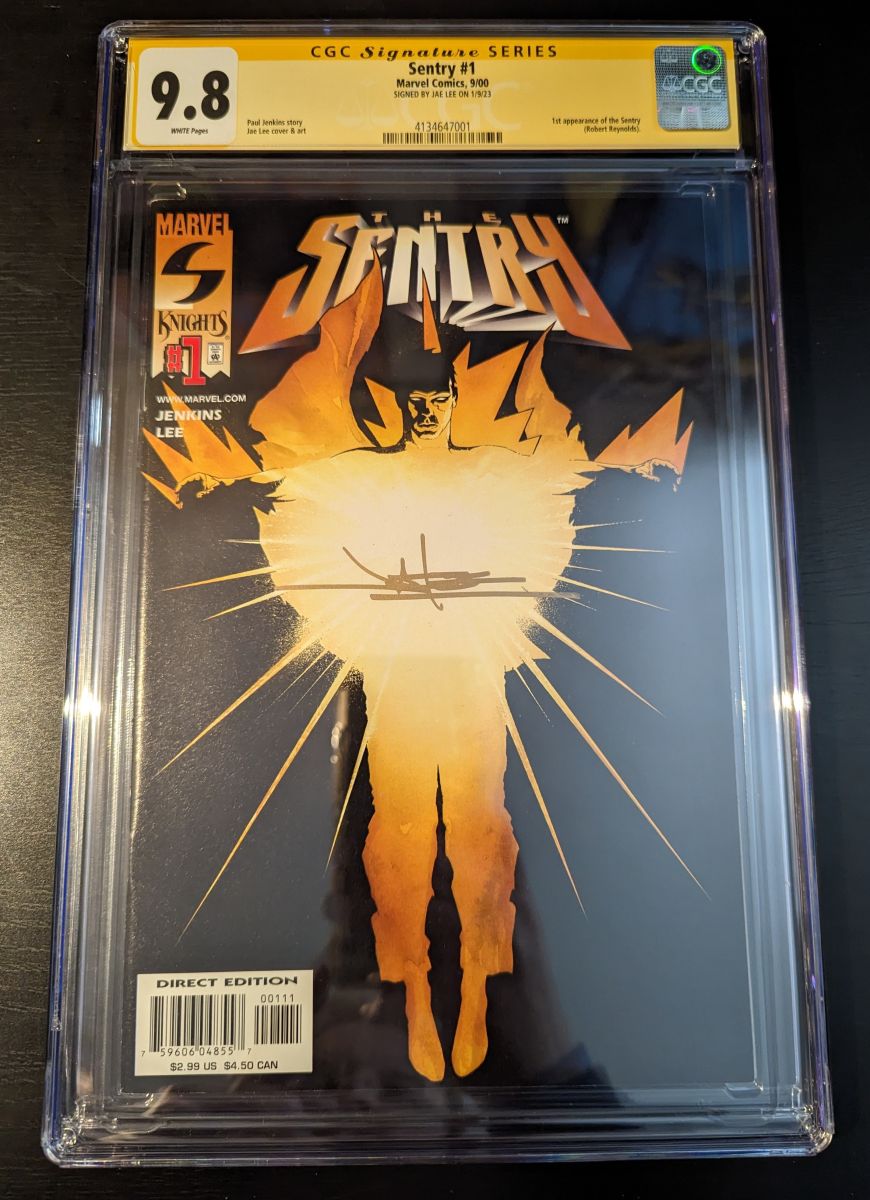 Sentry 1 signed by Jae Lee - Other Themes - CGC Comic Book Collectors ...