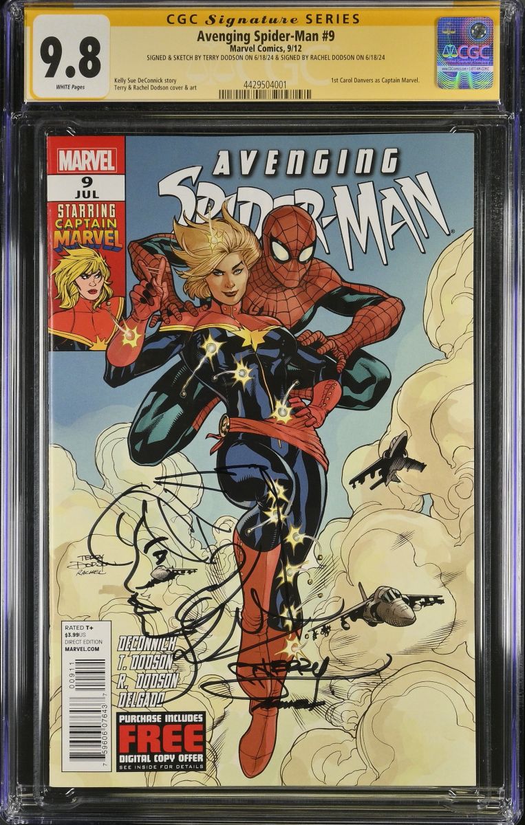 Avenging Spider-Man 8 signed by Terry & Rachel Dodson - Other Themes ...