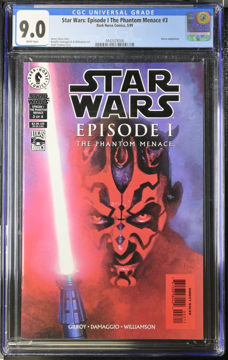The Phantom Menace 3 (cover B) - Other Themes - CGC Comic Book ...