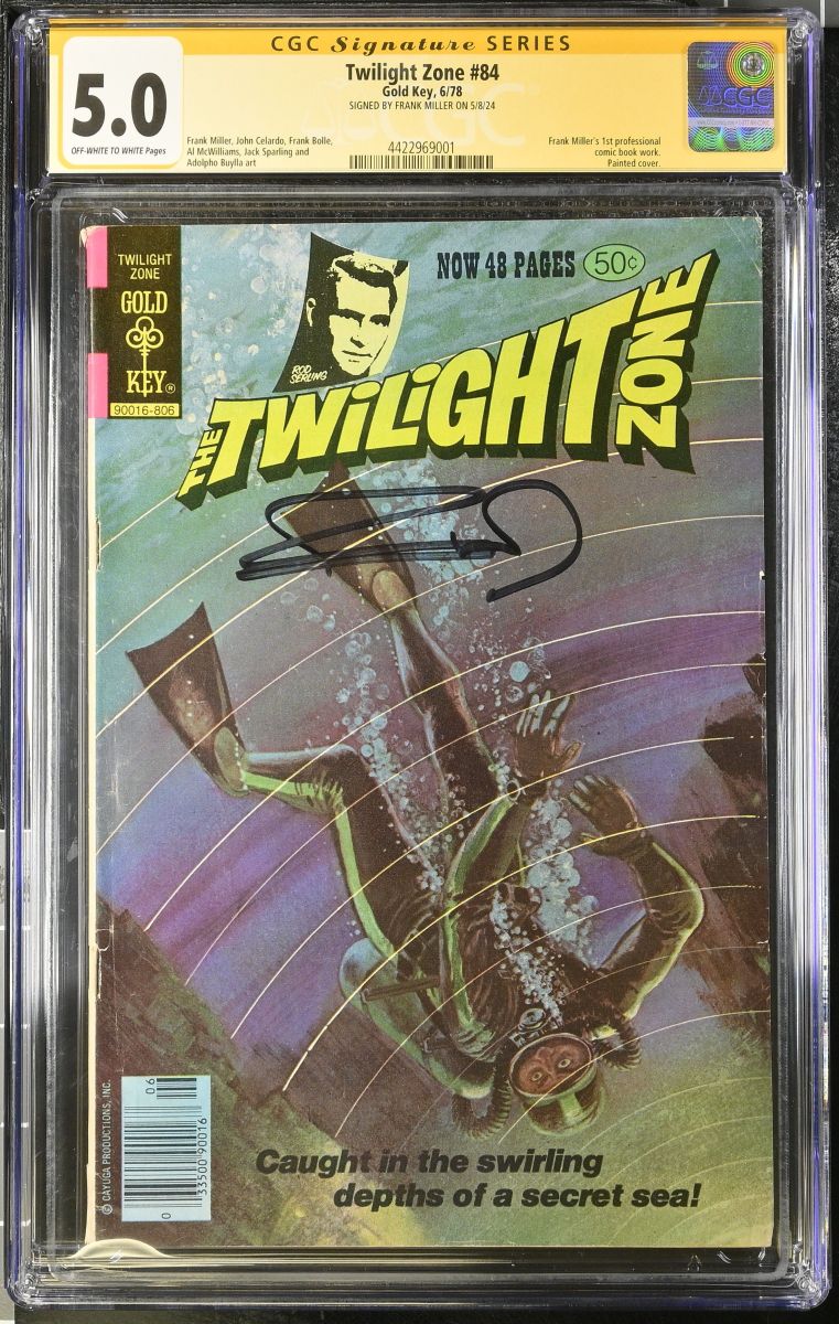 Twilight Zone 84 signed by Frank Miller - Other Themes - CGC Comic Book ...