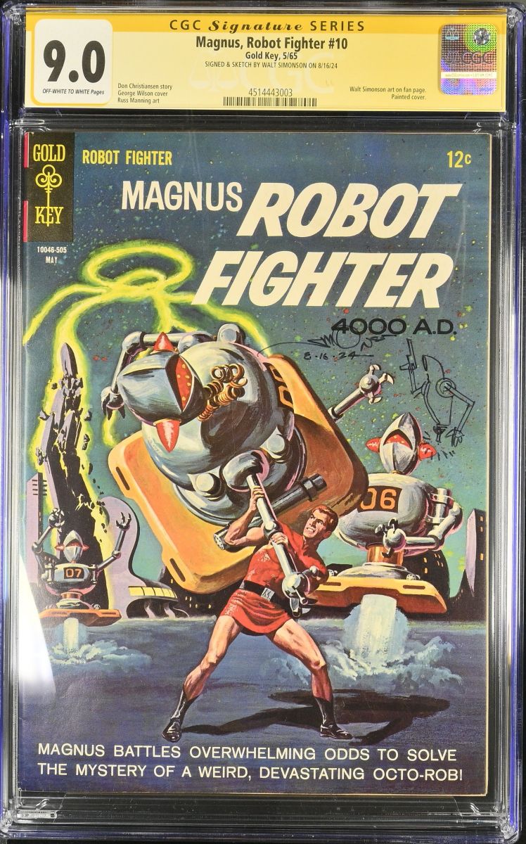 Magnus Robot Fighter 10 signed & remarked by Walt Simonson at ...