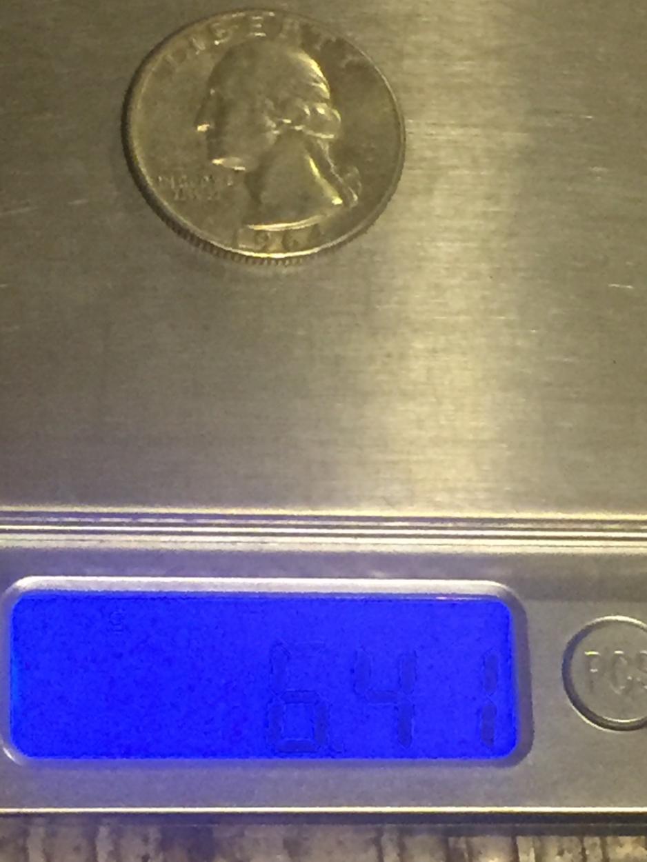 Quarter Coin Weight