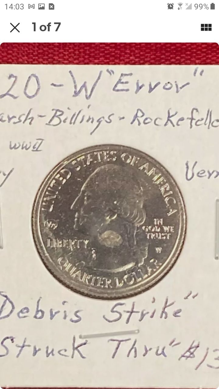 First 2020 W Vermont Quarter Error?? - Newbie Coin Collecting Questions ...
