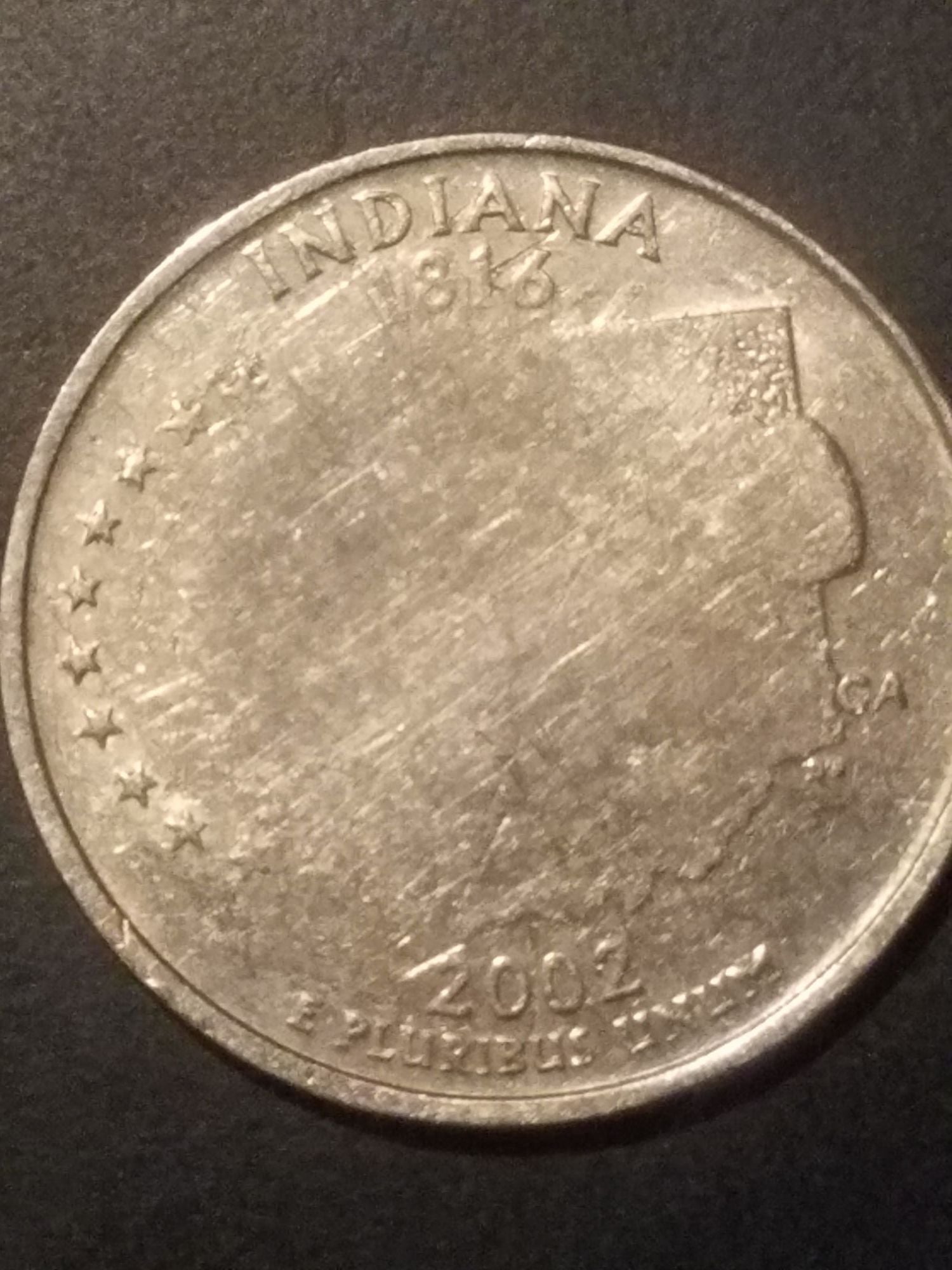 2002 Indiana State Quarter Broadstrike Error..??? - Newbie Coin ...