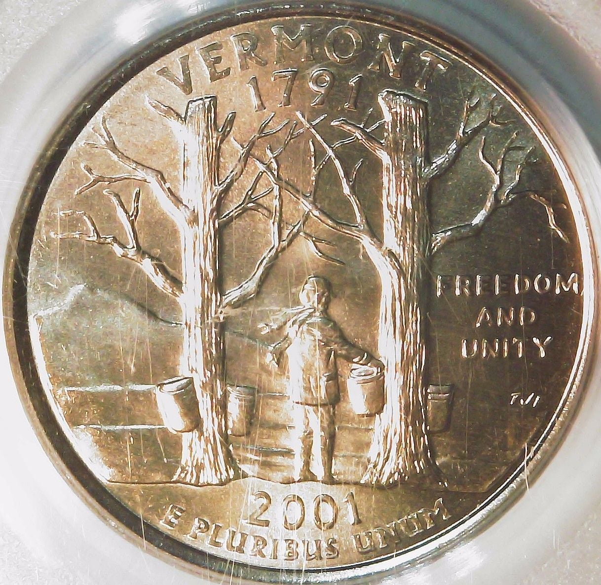 2004 Michigan state quarter missing "LI" in Liberty. "berty" - Newbie ...