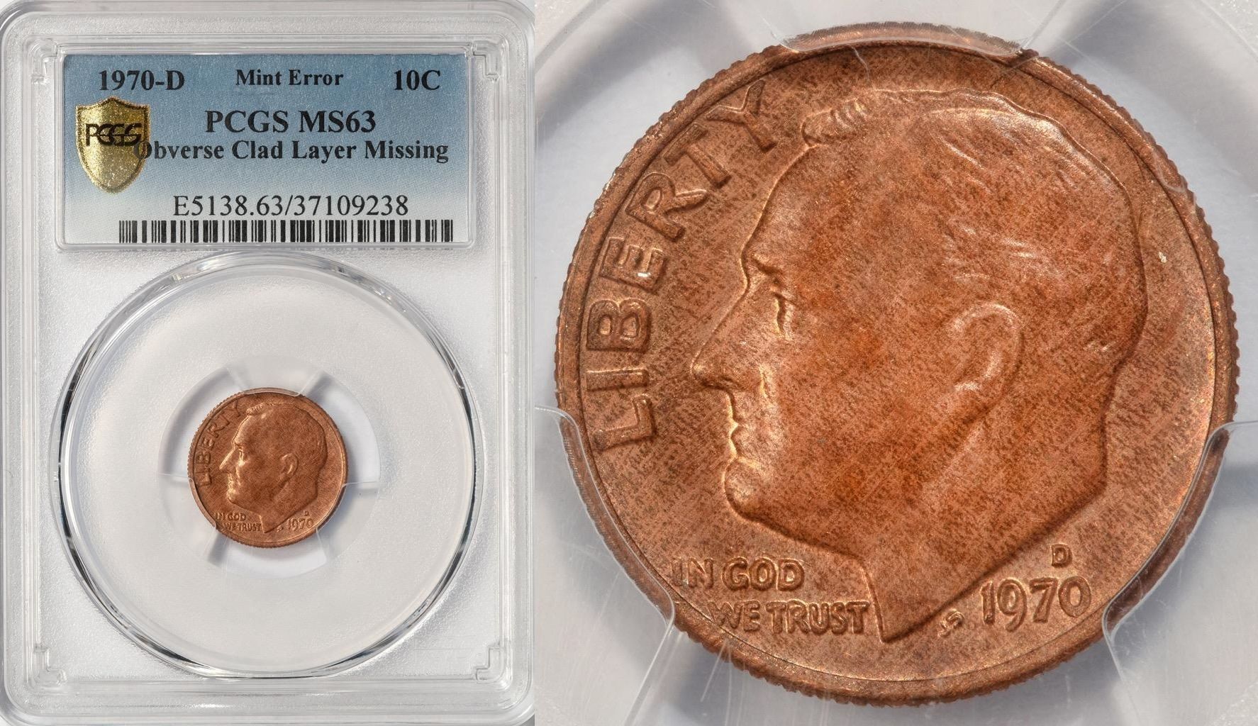 1983-P dime Missing Clad error - Newbie Coin Collecting Questions - NGC ...
