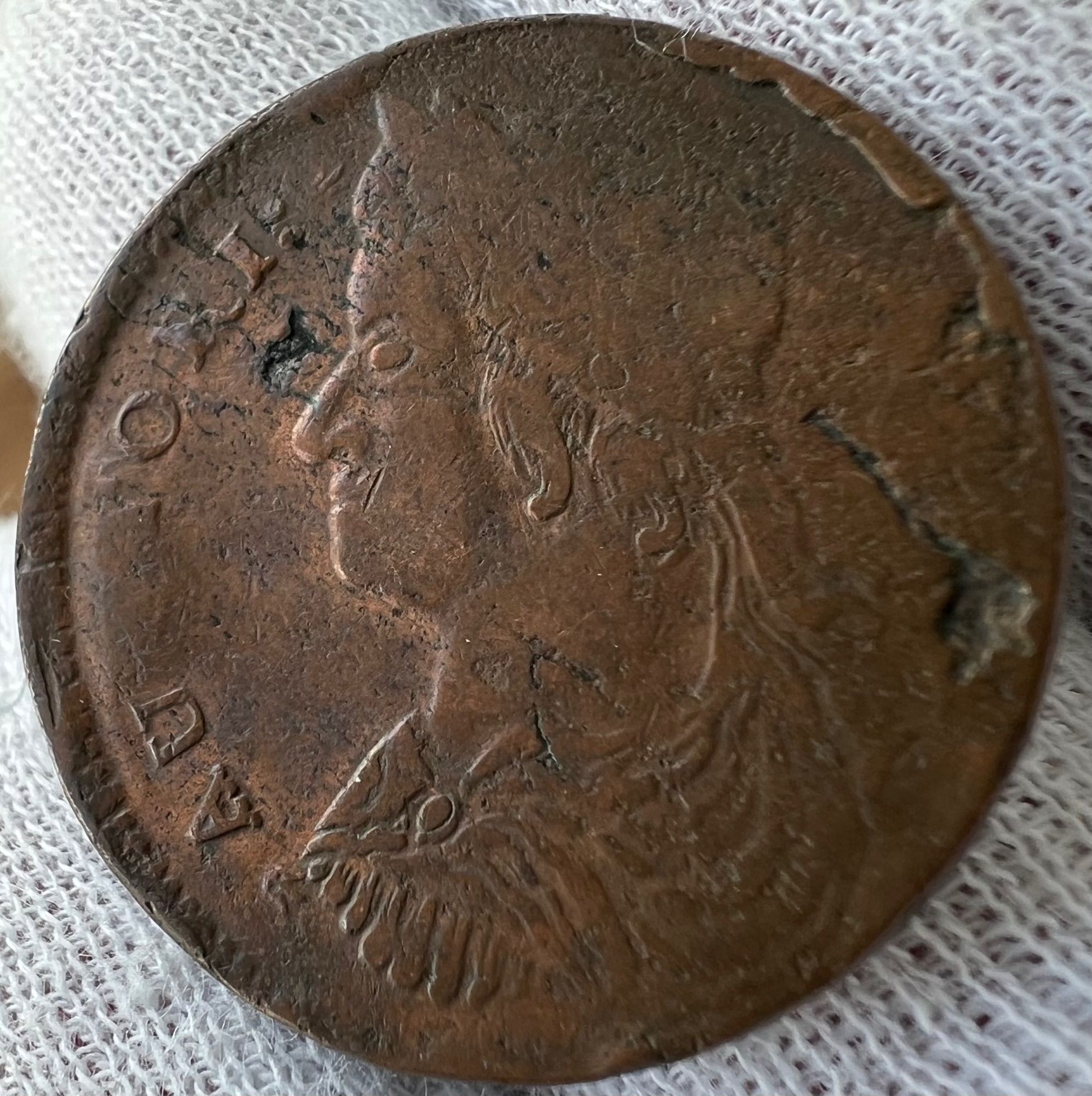 Colonial Copper - Real Luster or cleaned? - Newbie Coin Collecting ...