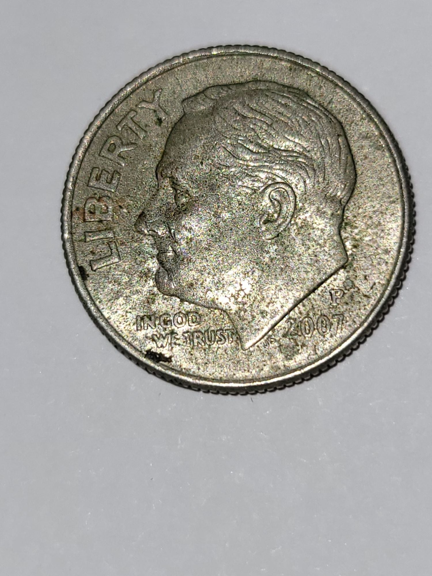 2007 p dime errors on bottom torch band? - Newbie Coin Collecting ...