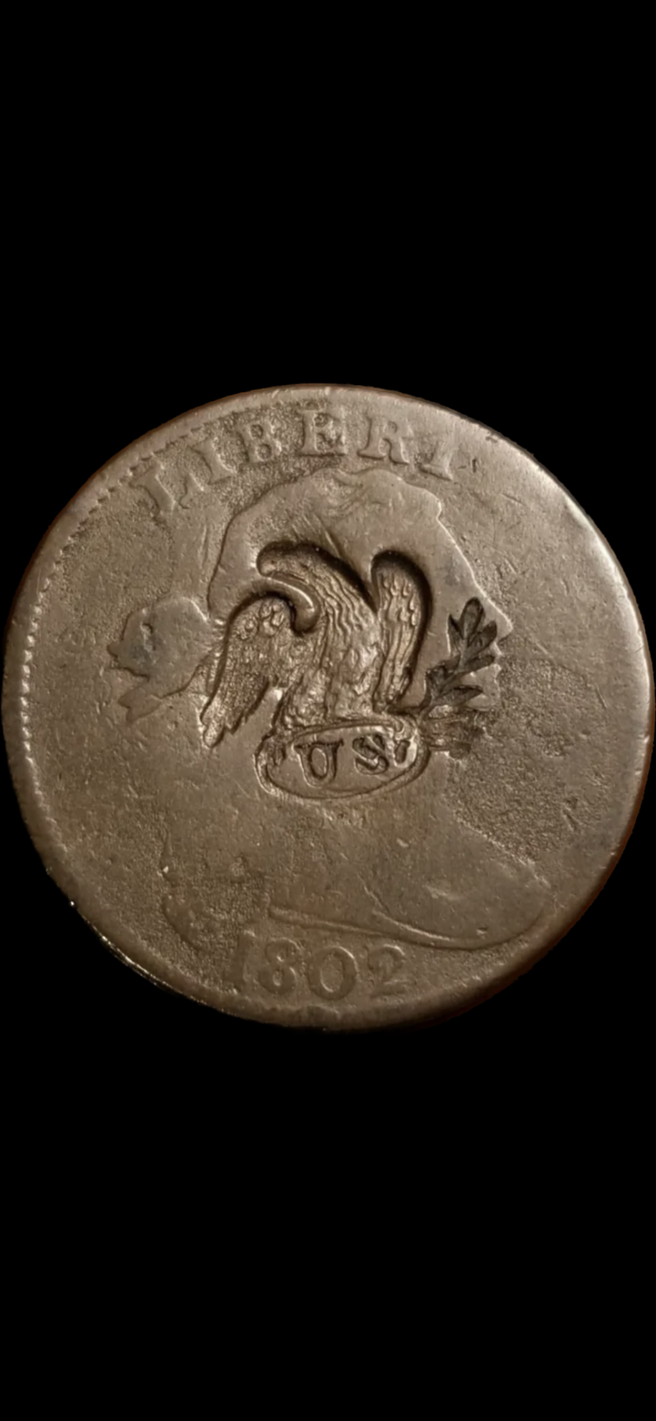 Stumped: Counterstamped 1802 Large cent - Newbie Coin Collecting ...