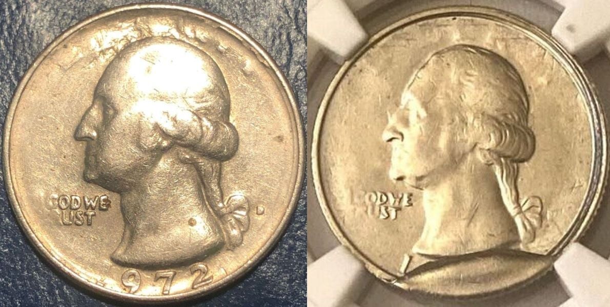 1972-D Washington Quarter Error? - Newbie Coin Collecting Questions ...