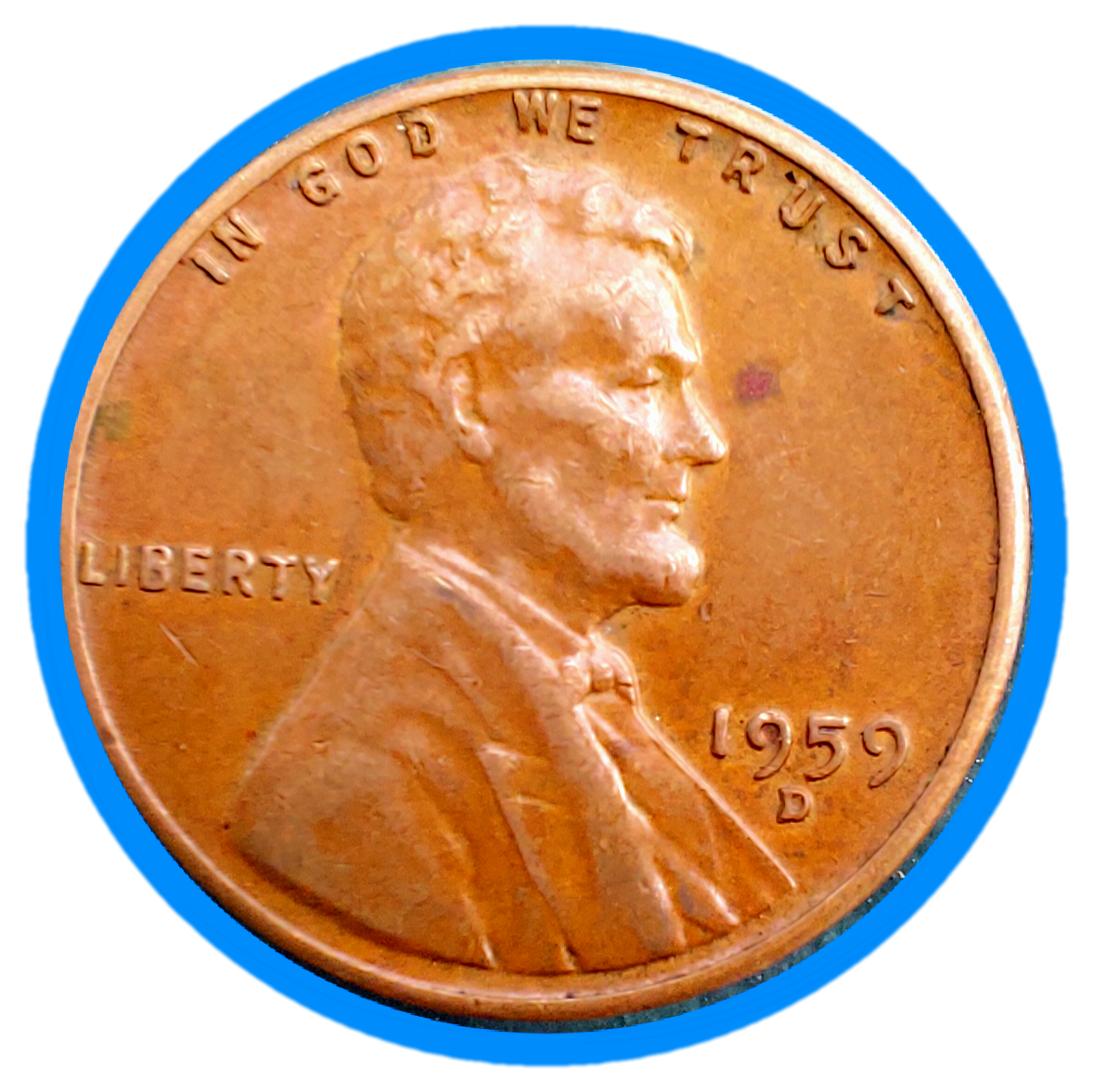 1959 D Penny 1959 D Lincoln Cent MS 64 (Near Gem) RED For Sale, Buy