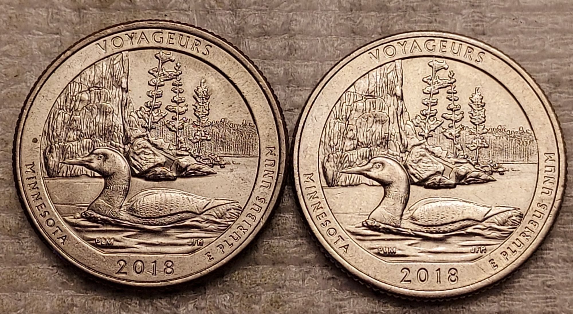 2018- P quarter Voyageurs die chips - Newbie Coin Collecting Questions ...