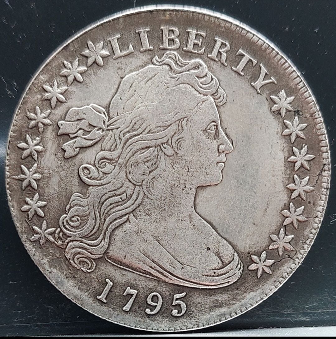 1795 Silver Dollar - Draped Bust Off-center - Newbie Coin Collecting ...
