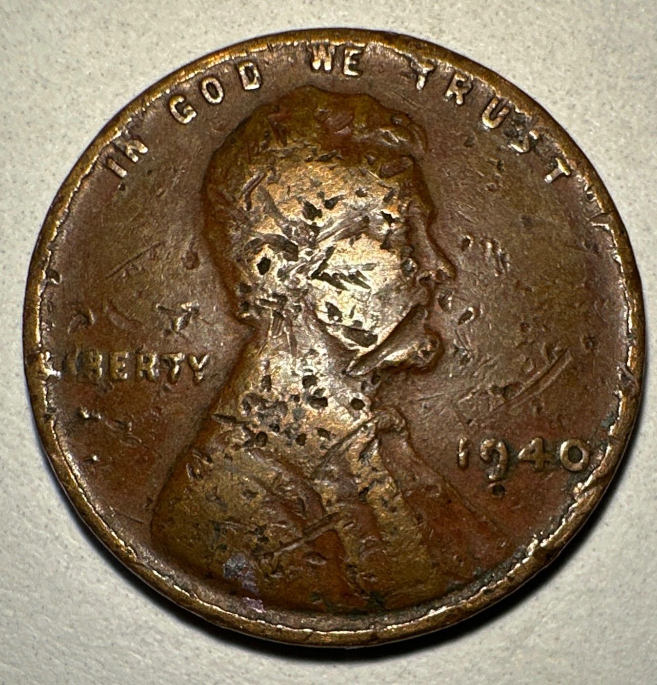 Day in the life of a 1940 Penny - Damage & “L” on the rim - Newbie Coin ...