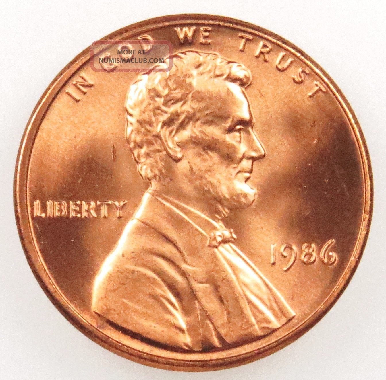 beautiful off center 1986 penny on the rim worth more than a couple of ...